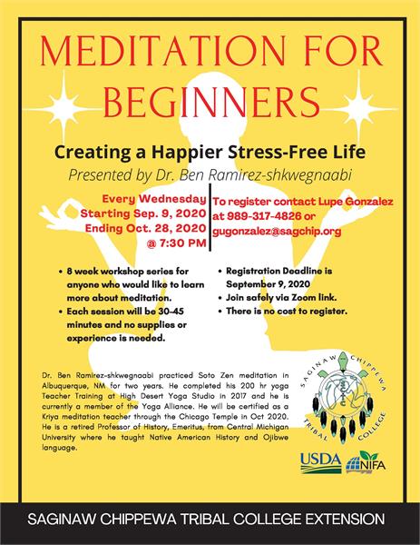 Meditation For Beginners - Saginaw Chippewa Indian Tribe