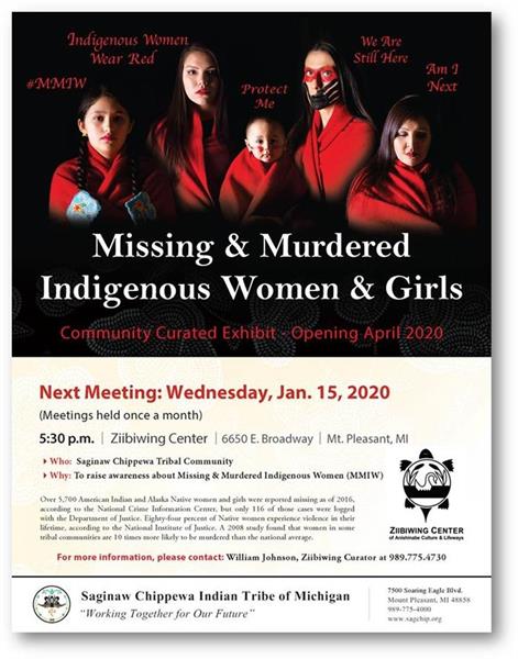 Missing & Murdered Indigenous Women & Girls - Saginaw Chippewa Indian Tribe